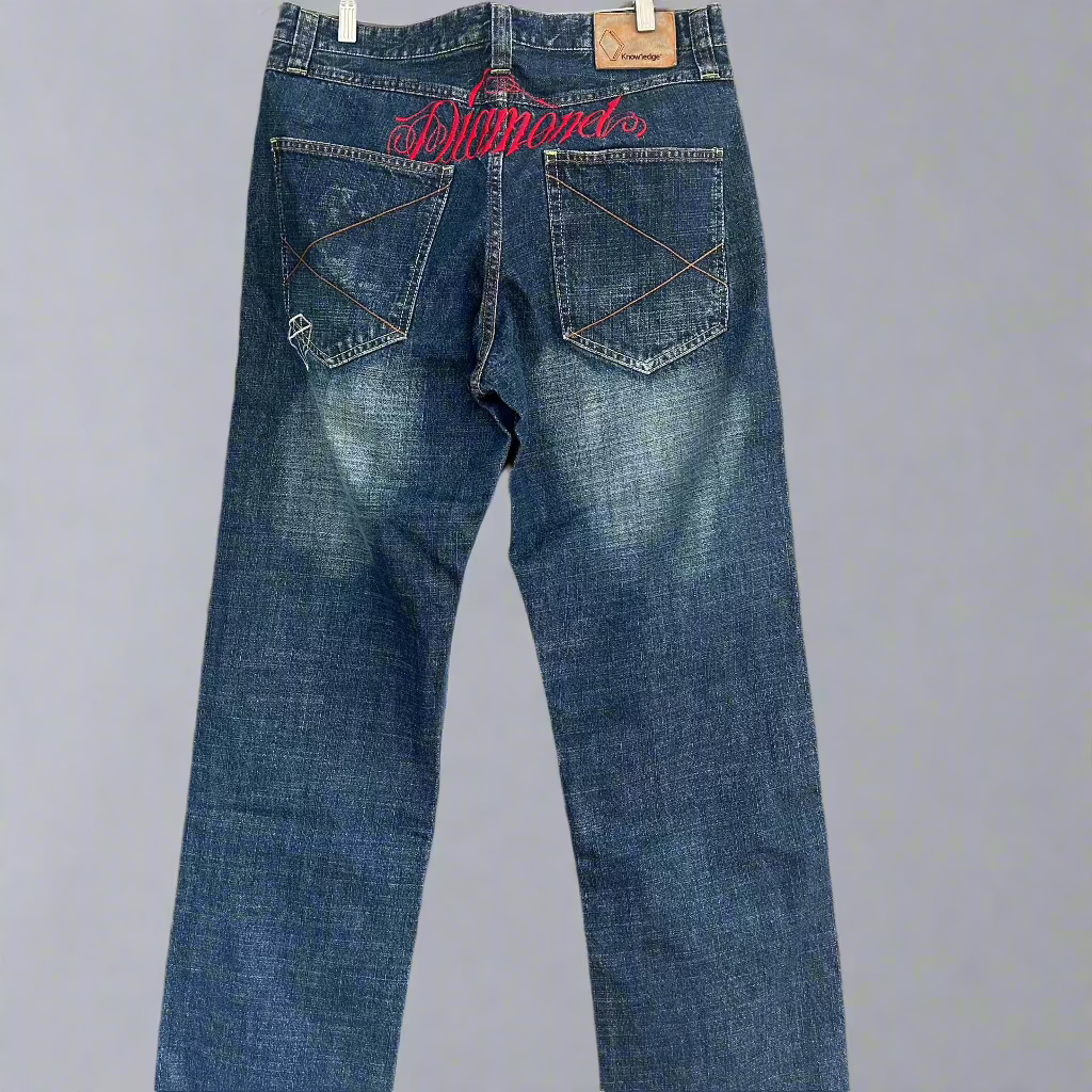 Diamond Supply co. Know1edge Wash Denim